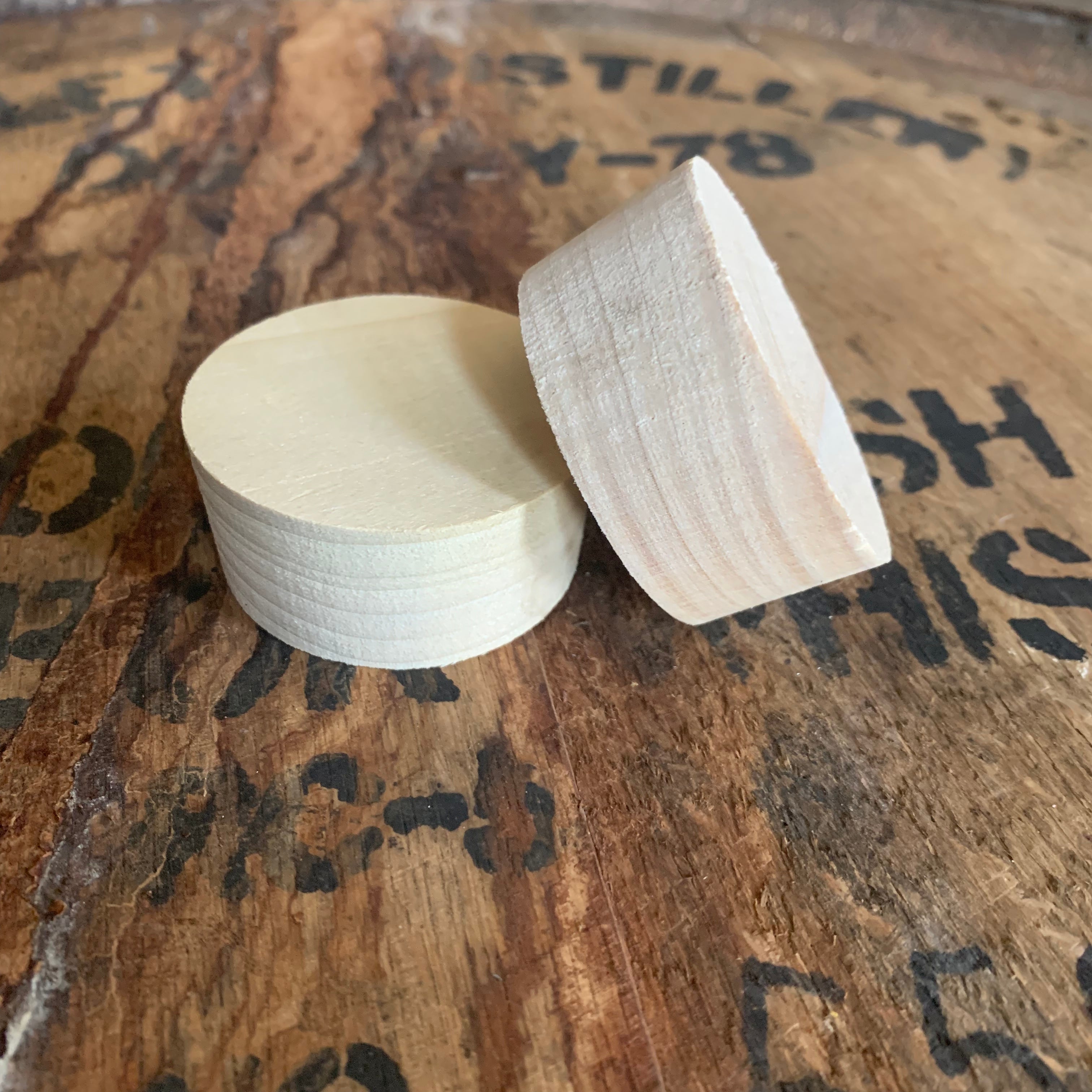 New 2 in tapered Poplar Wood Bungs. Fits a standard 53-59g barrel hole ...